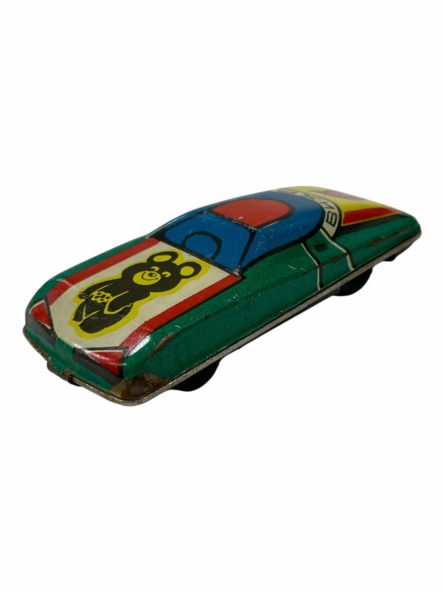 Советская винтажная машинка, Олимпийсий мишка, сделано в СССР