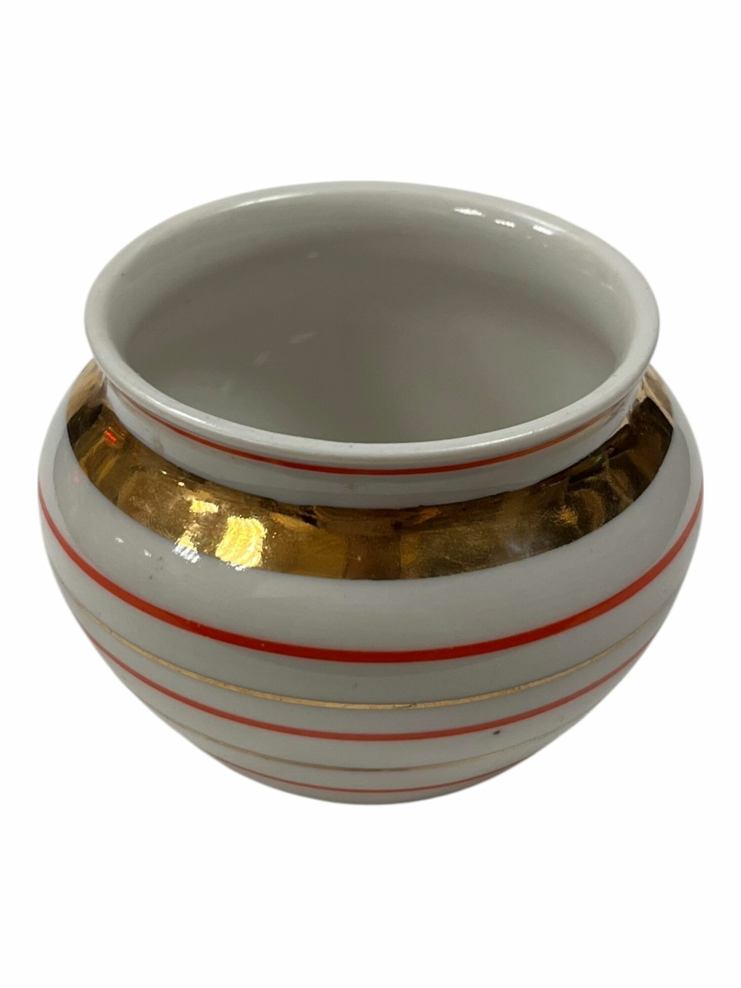 Советская ваза карандашница, позолота. Сделано в СССР