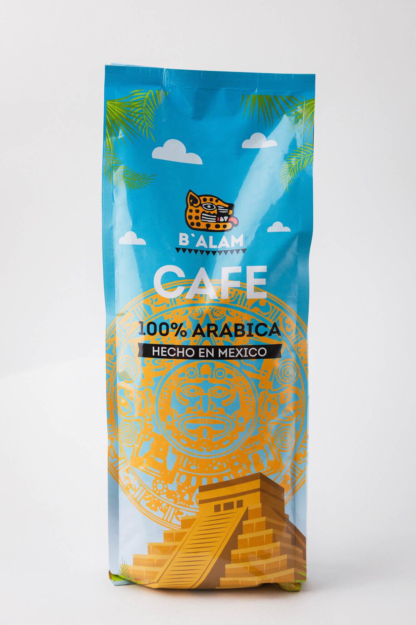 Кофе в зернах "Балам", арабика из Мексики, средняя обжарка, 1 кг