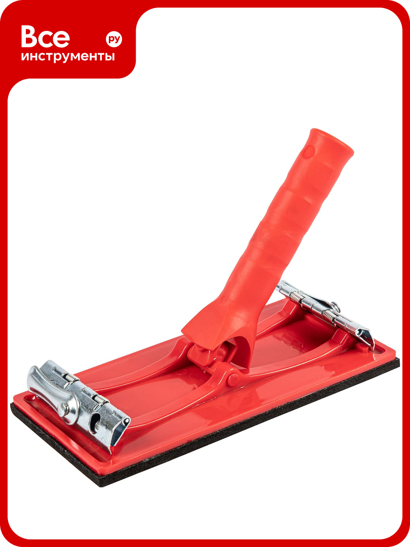 Брусок для шлифования с шарнирным переходником под телескопическую ручку MATRIX 105x210мм 75835