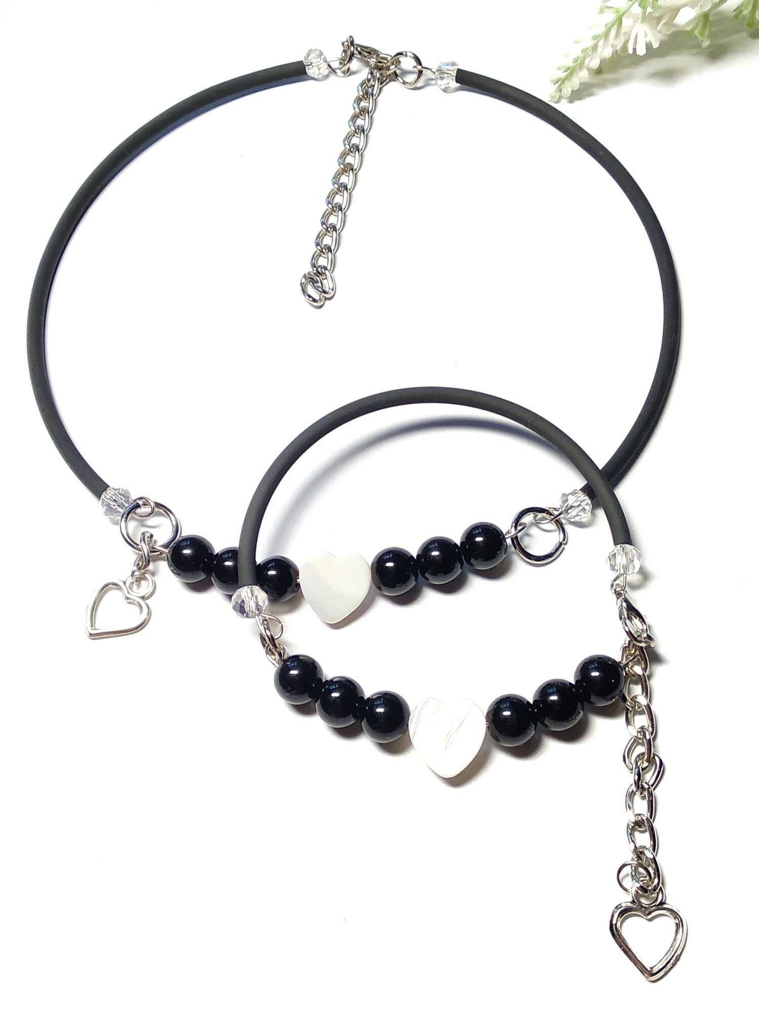 Чокер, перламутр, ракушка