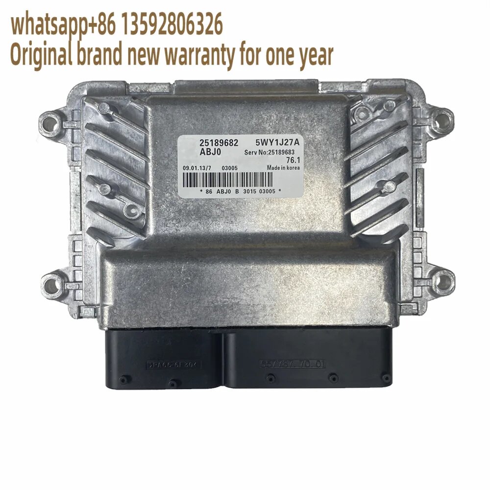 Оригинальный 25189682 5WY1J27A, новая компьютерная плата двигателя, ЭБУ для Chevrolet Cruze