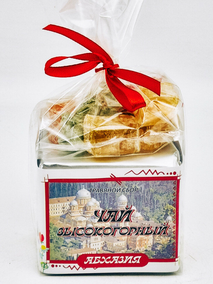 Краснополянский чай "Высокогорный" 40гр +лукум 50гр Абхазия