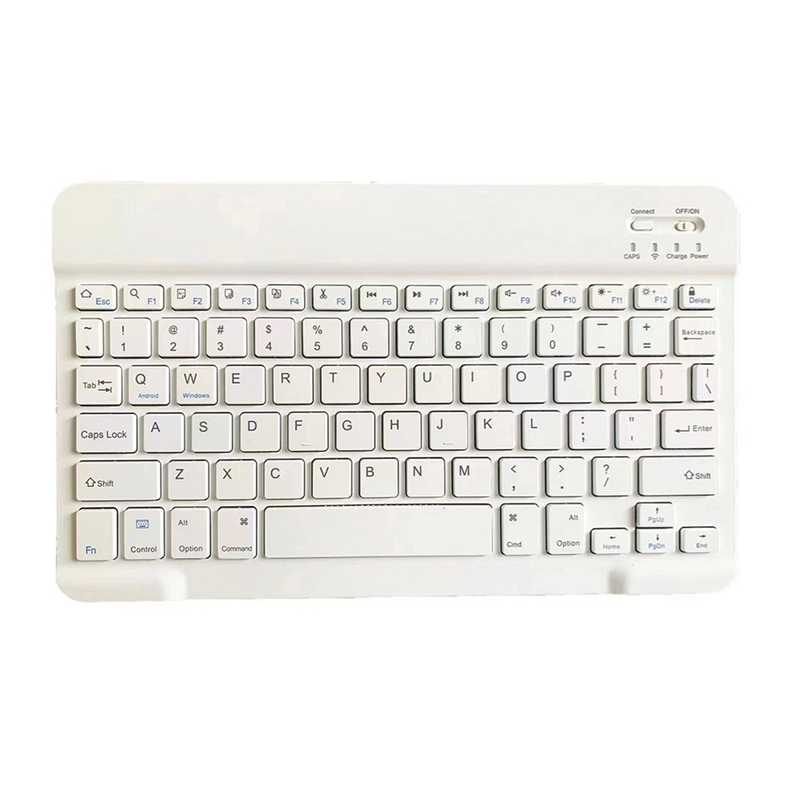 Беспроводная клавиатура Bluetooth 10": трехсистемная, перезаряжаемая