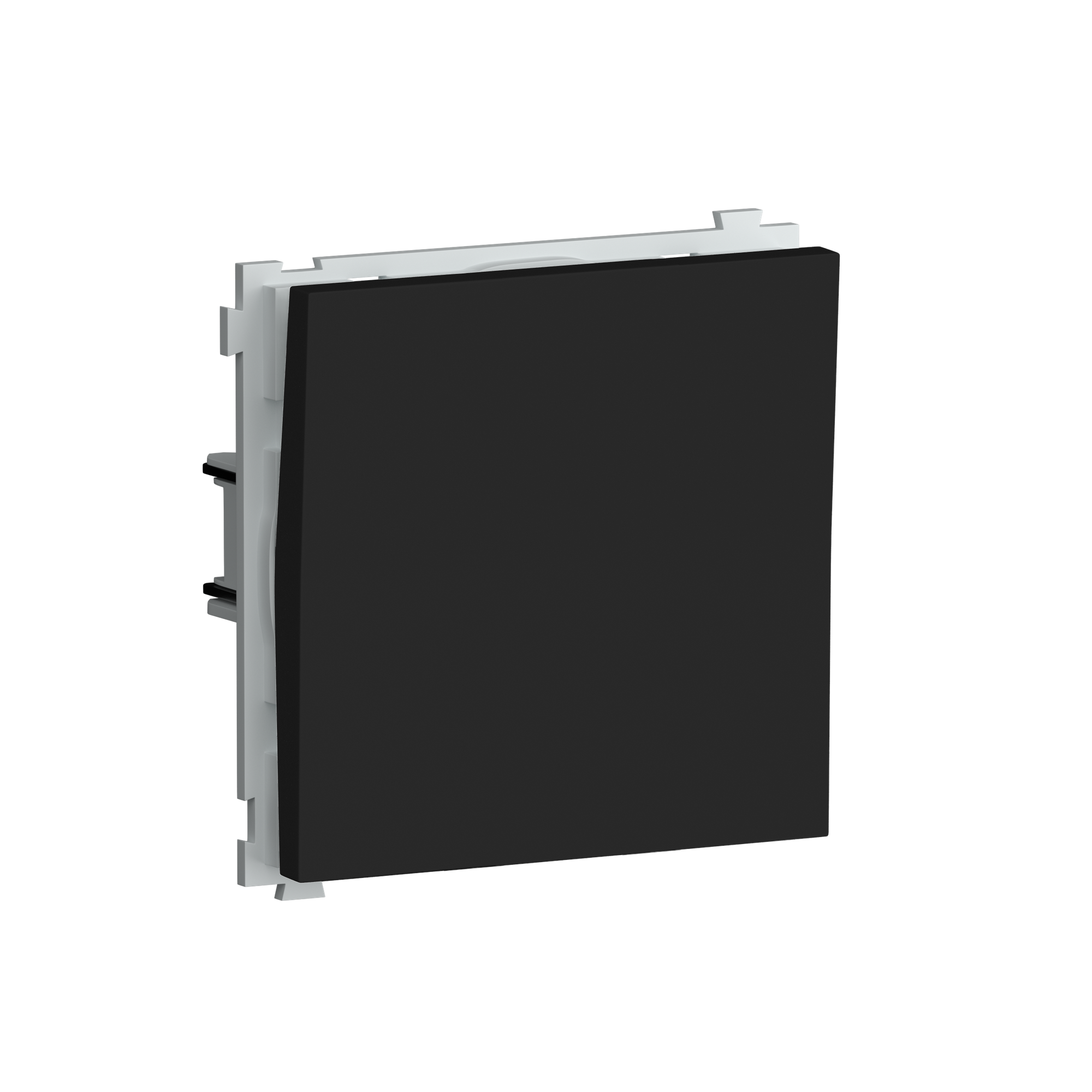 Выключатель проходной 1-клавишный 16A 250В, цвет матовый карбон, серия R98, Donel