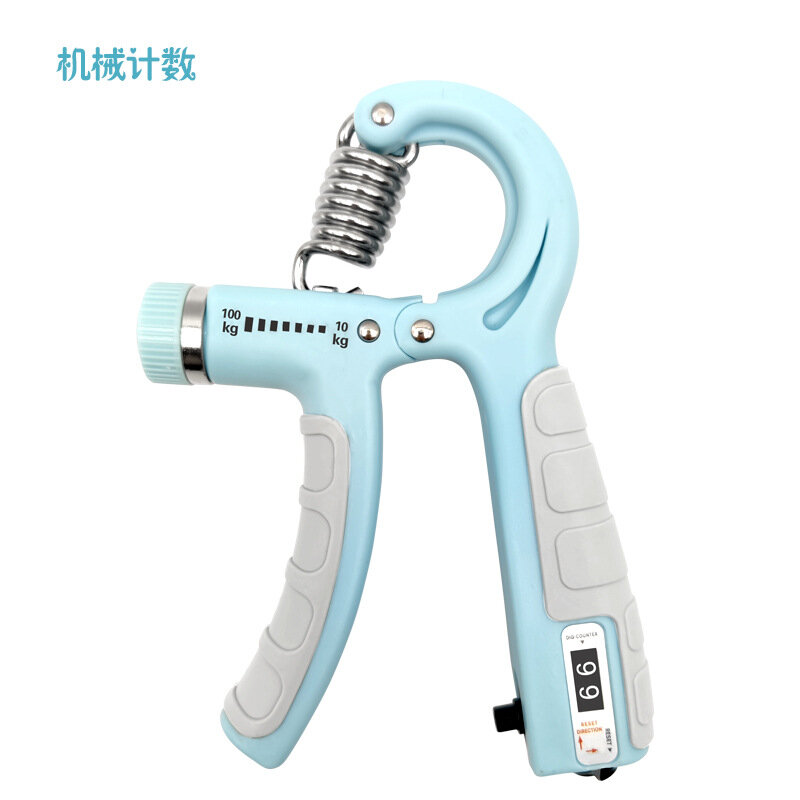 Устройство для подсчета пальцев, упражнение для мышц рук, эспандер, 1 штука, 10-100 кг, регулируется