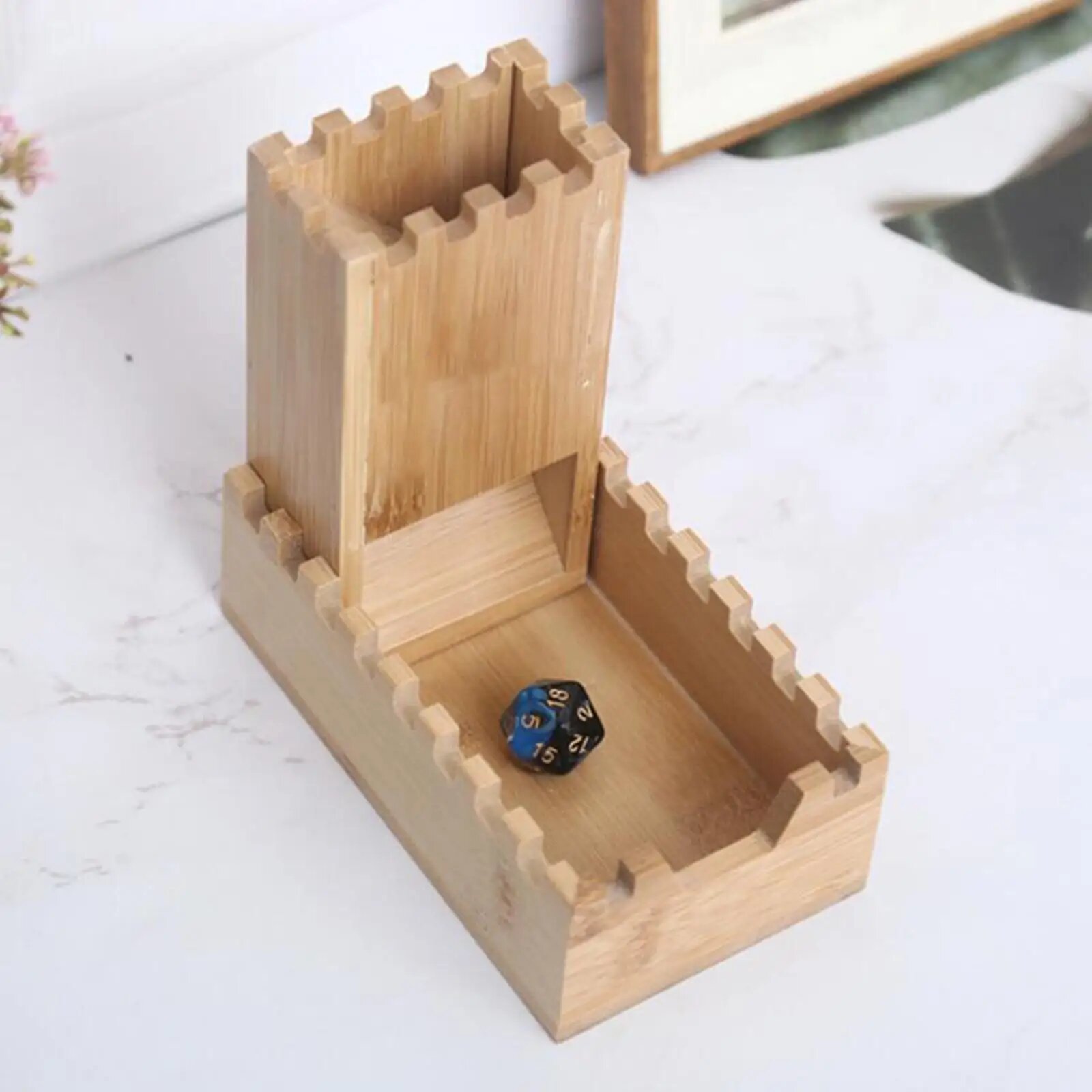 Деревянный набор лотков для костей Dice Tray jagged