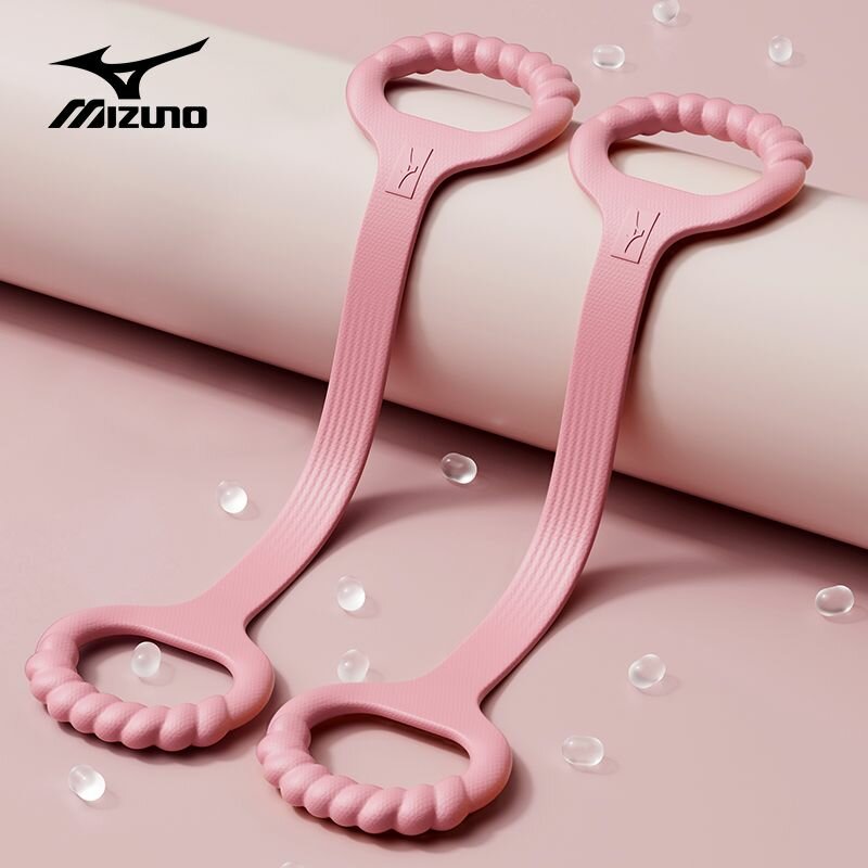 [Mizuno] Фигура 8 Резинка для женщин, эластичная лента для растяжки спины, фитнес-йога, оборудование для упражнений на спину