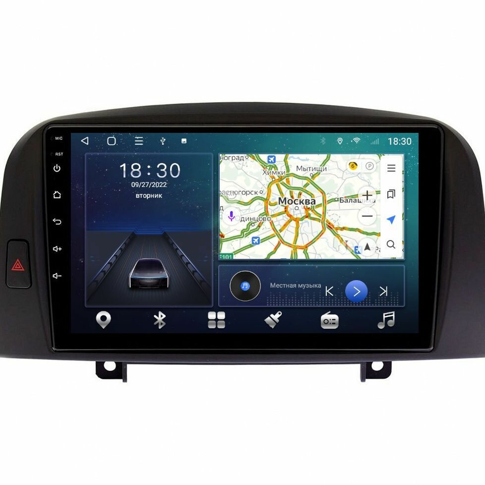 Магнитола CRS-300 Хендай Соната 5 Hyundai Sonata 5 (NF) 2004-2007 - Android 13 - Процессор 8 ядер - Carplay - DSP 36 полос - 4G(Sim)