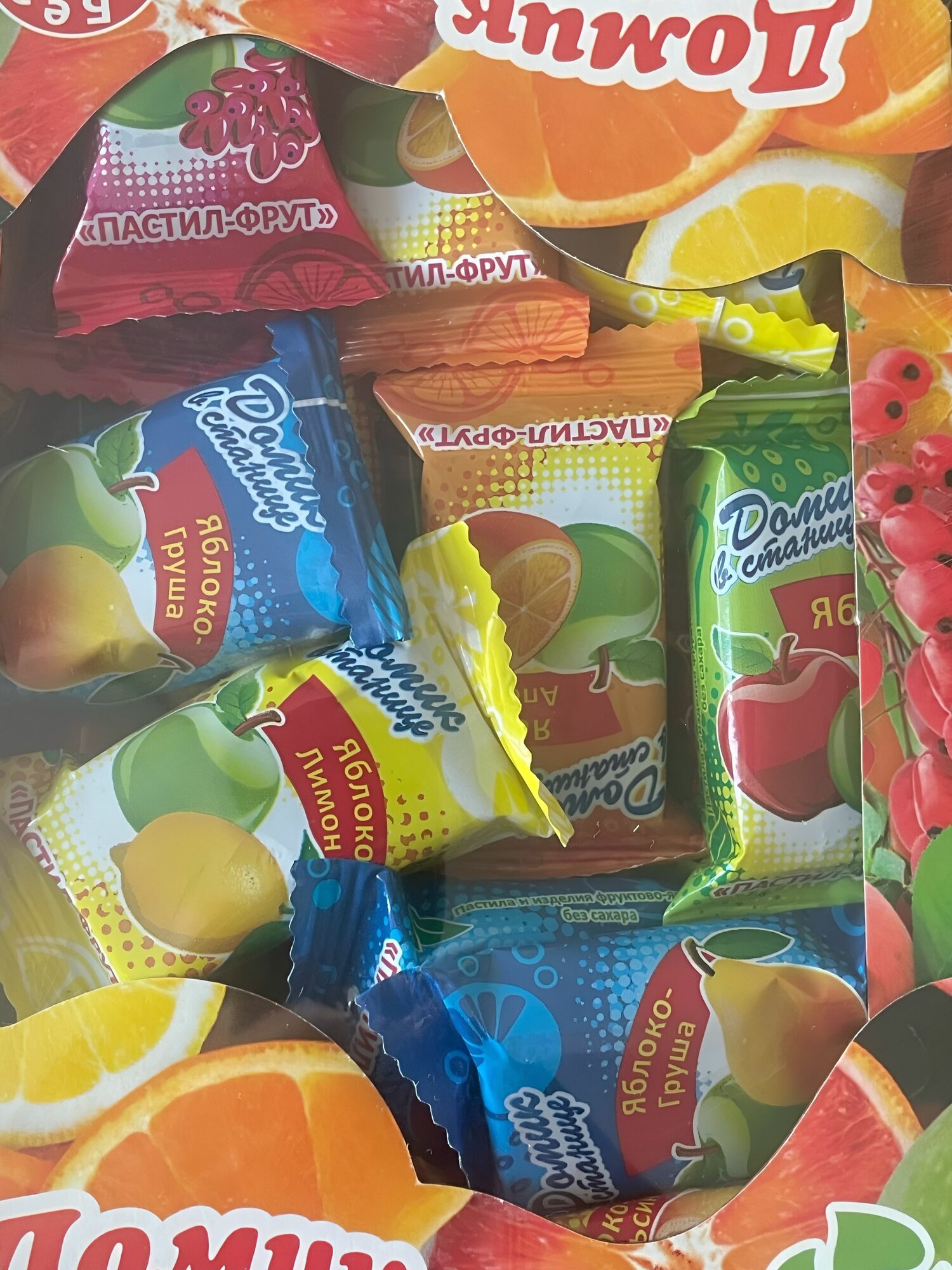 Пастила фруктовая без сахара "Домик в станице"500 Гр.