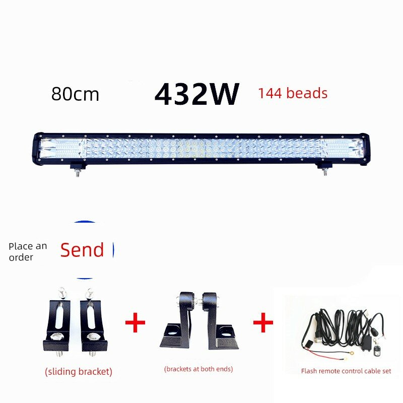 Светодиодные прожекторы для автомобиля 12В 24В, универсальные, для модификации решетки радиатора грузовика,