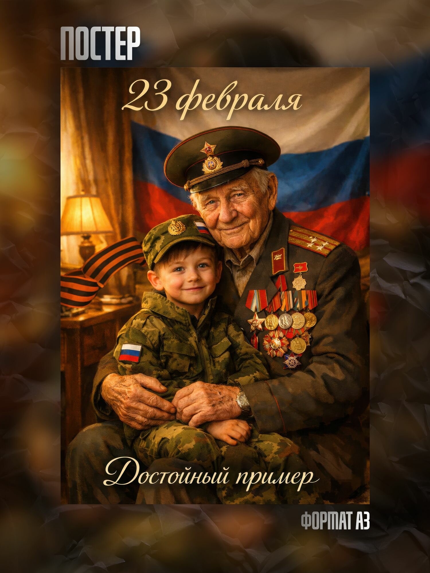 Плакат 23 февраля