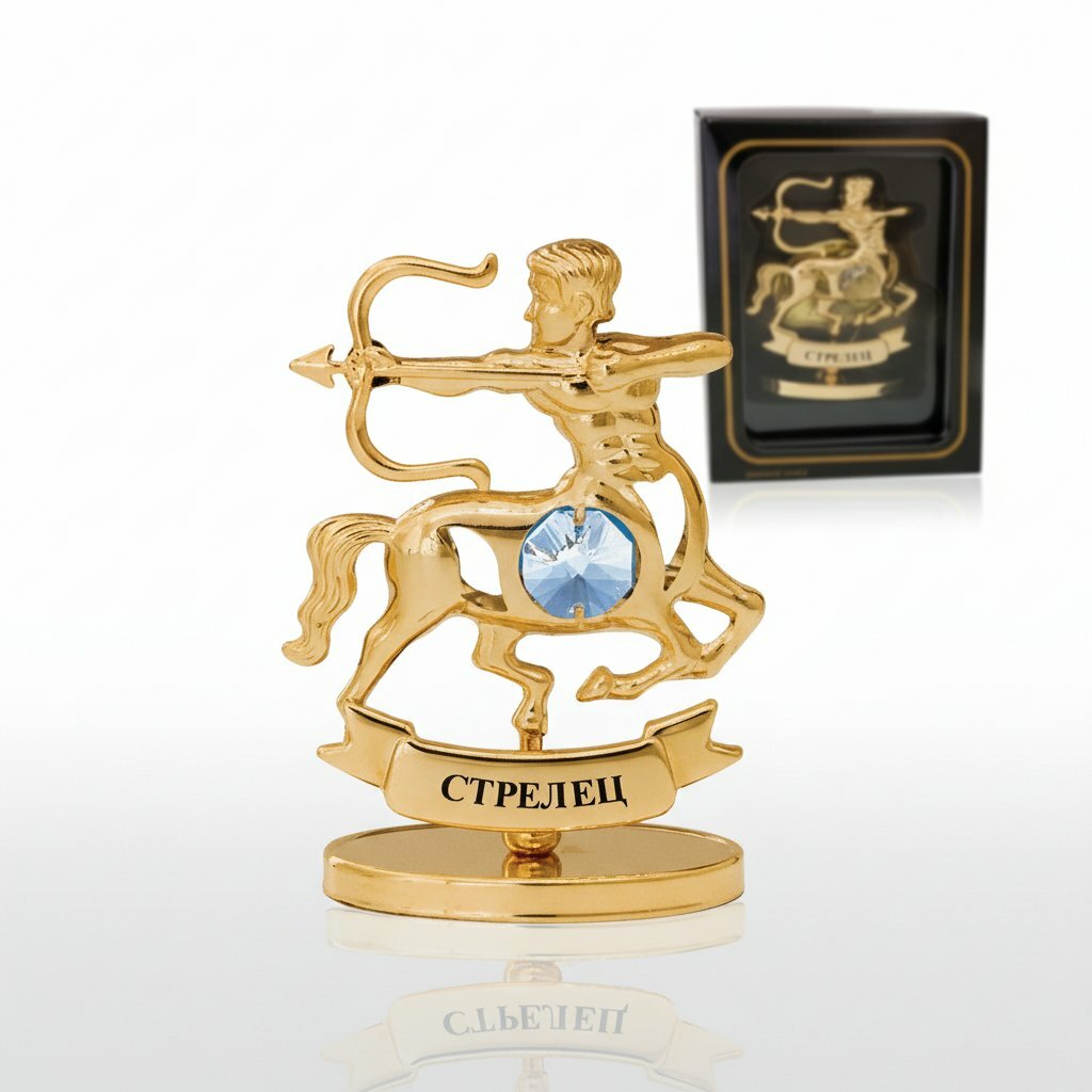 Фигурка Знак Зодиака - Стрелец A2100509 Crystal Temptations, Металл, кристалл