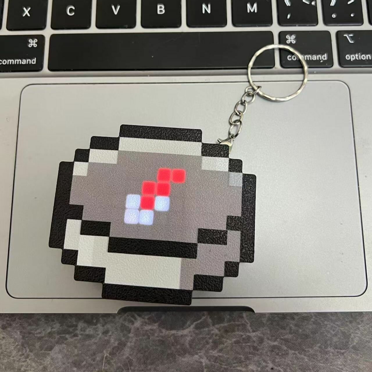 Компас Minecraft Улучшенная версия Креативный 3D-печатный кулон Навигация Никогда не теряйся Основная светящаяся игрушка