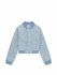 Бомбер GUESS Sequin-embellished bomber jacket, размер 8 лет, Синий принт