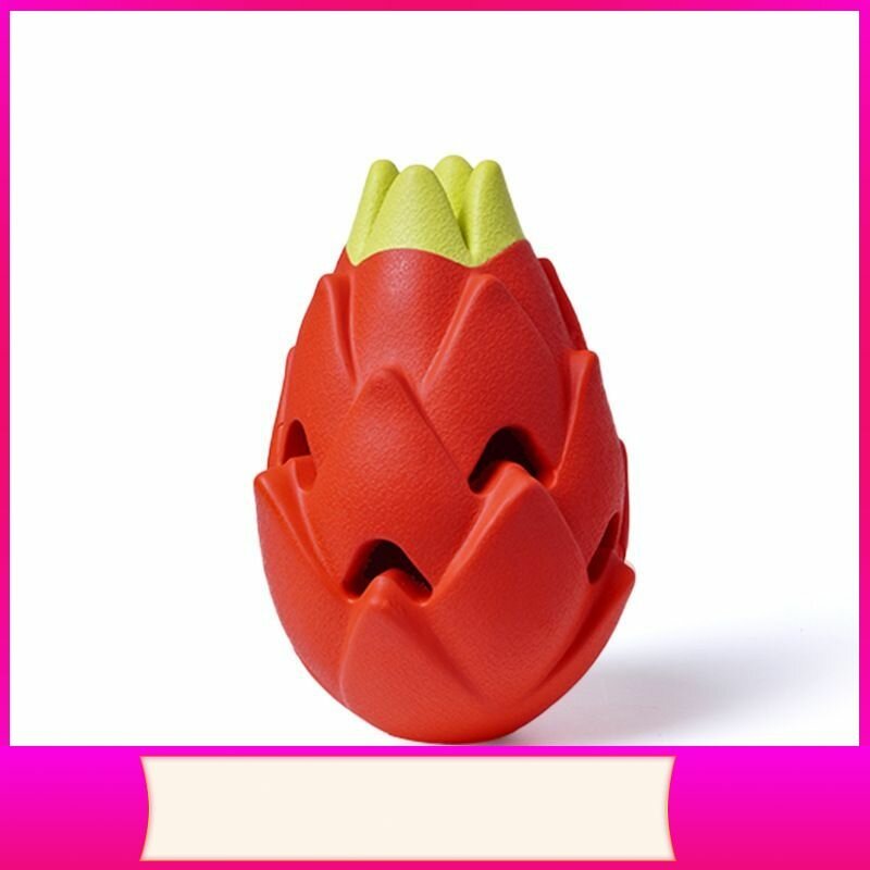 Прочная резиновая игрушка-головоломка для собак Питайя : пазл с лакомствами для жевания и игр