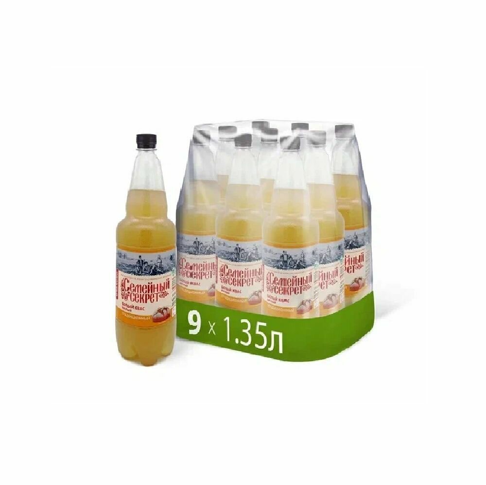Квас Семейный секрет ( Очаково) Традиционный 1,35 л x 9 шт