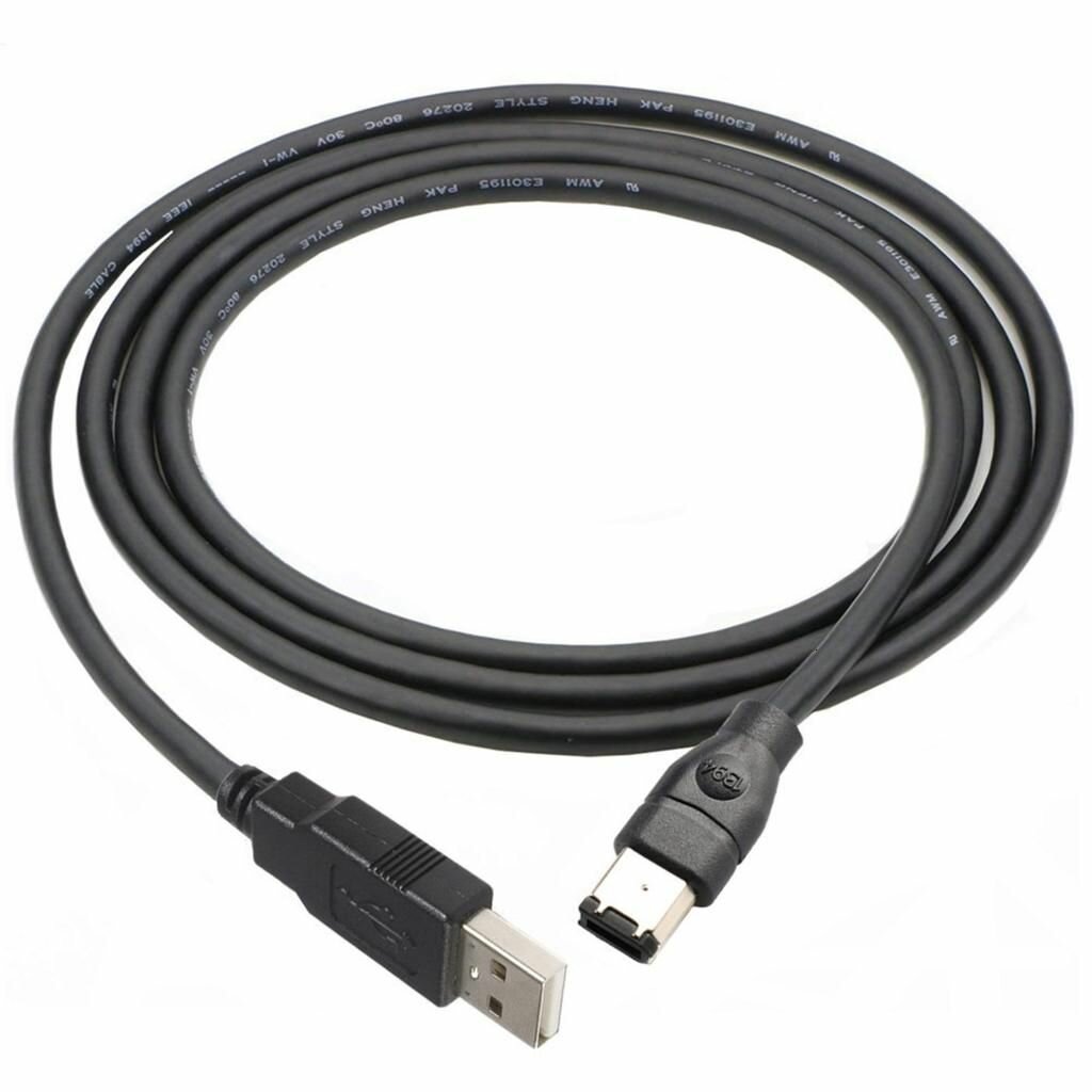 Высококачественный кабель-адаптер Firewire IEEE 1394 6 Pin Male к USB 2.0 для цифровых камер и принтеров, 3 метра