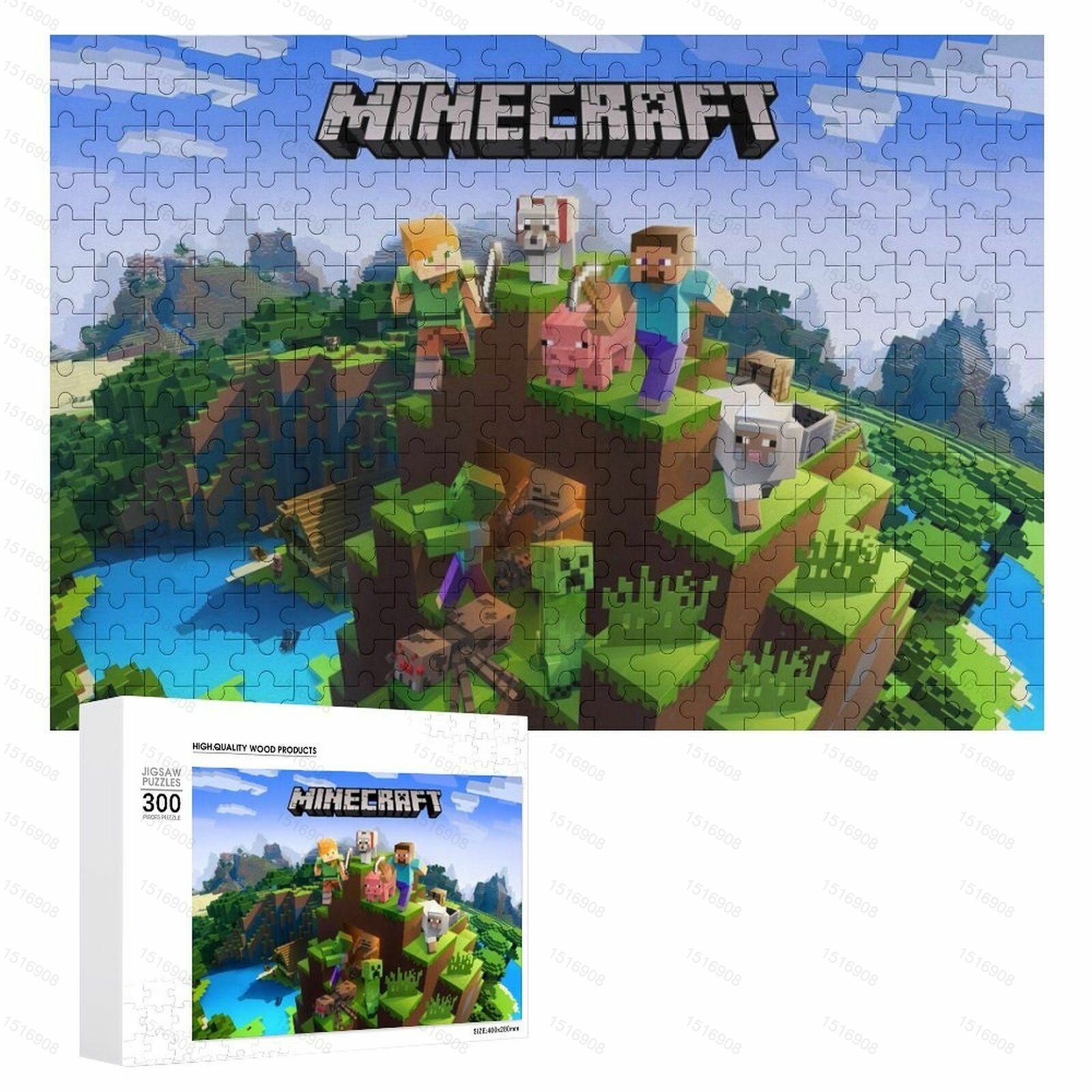 Minecraft Пазл для взрослых и детей 300 деталей