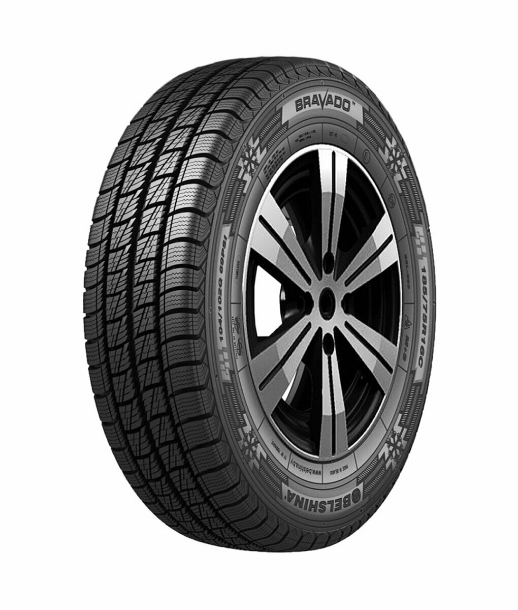 Белшина BEL-303 Bravado 195/75 R16C 107/105R шина зимняя для легковых, легкогрузовых автомобилей