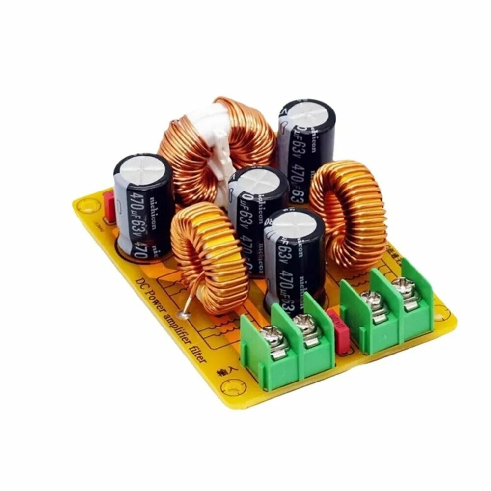 DC LC-фильтр, низкочастотный ЭМС-фильтр для высокочастотных импульсных источников питания, фильтр пульсаций для усилителя 4 А