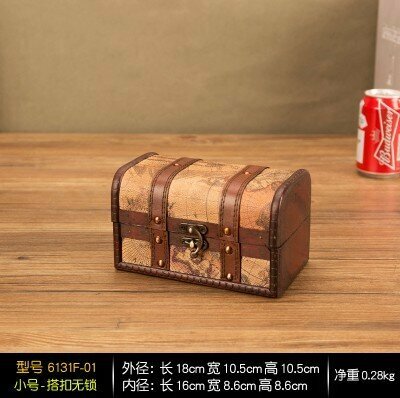 2026 Китайский европейский стиль антикварная имитация винтажная классическая деревянная коробка ретро креативная коробка для хранения антикварный декоративный сундук