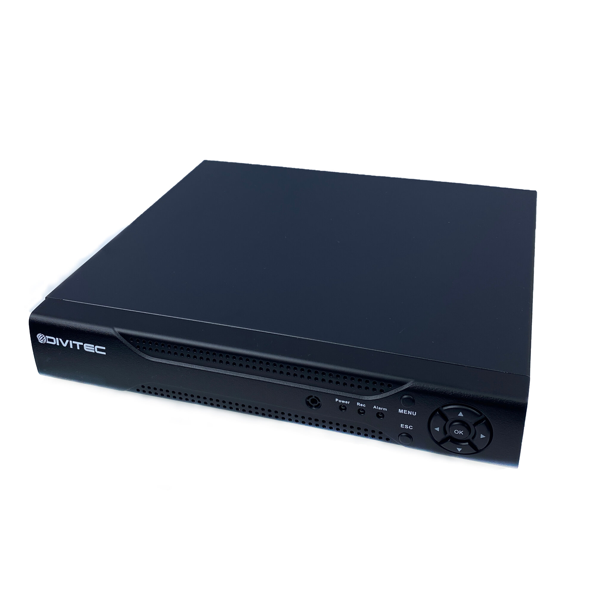 Divitec DT-iNVR04110 4-х канальный сетевой видеорегистратор. ОС — LINUX, формат сжатия видео — H.264/MPEG4