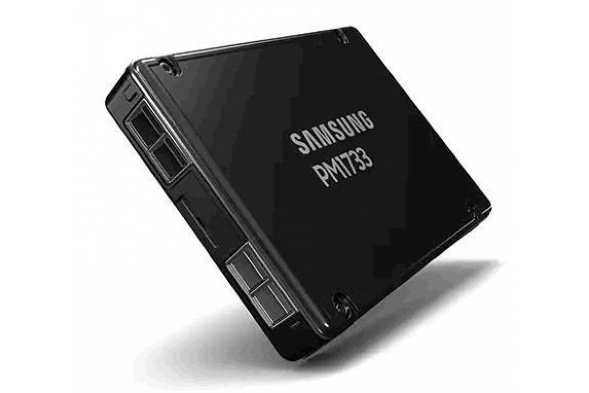 SSD-накопитель Samsung 7680GB, PM1733a, U.2 2.5", PCIe 4.0 x4, V-NAND