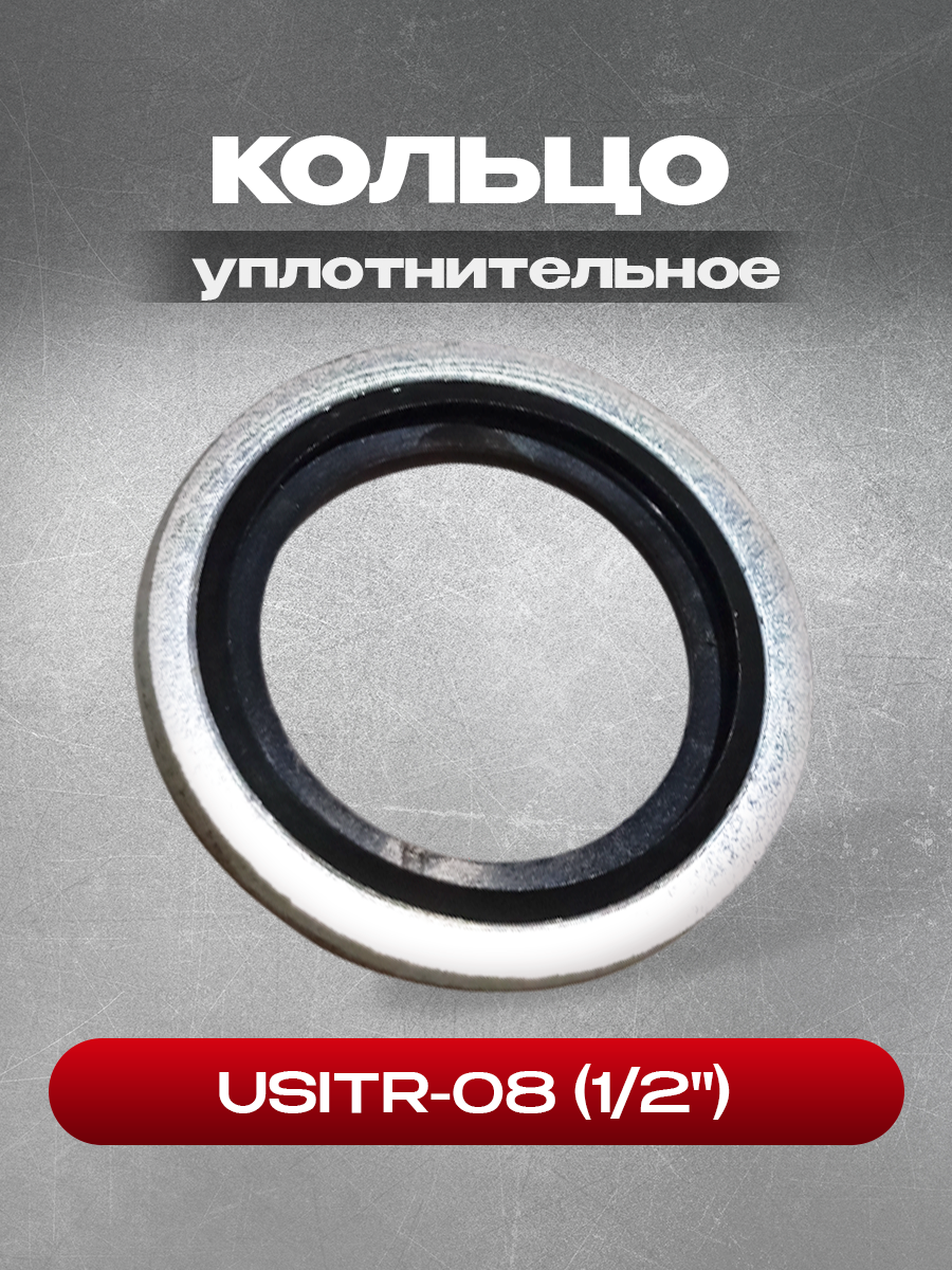 Кольцо уплотнительное ( сальник )USITR-08, внутренний d - 1/2 дюйма