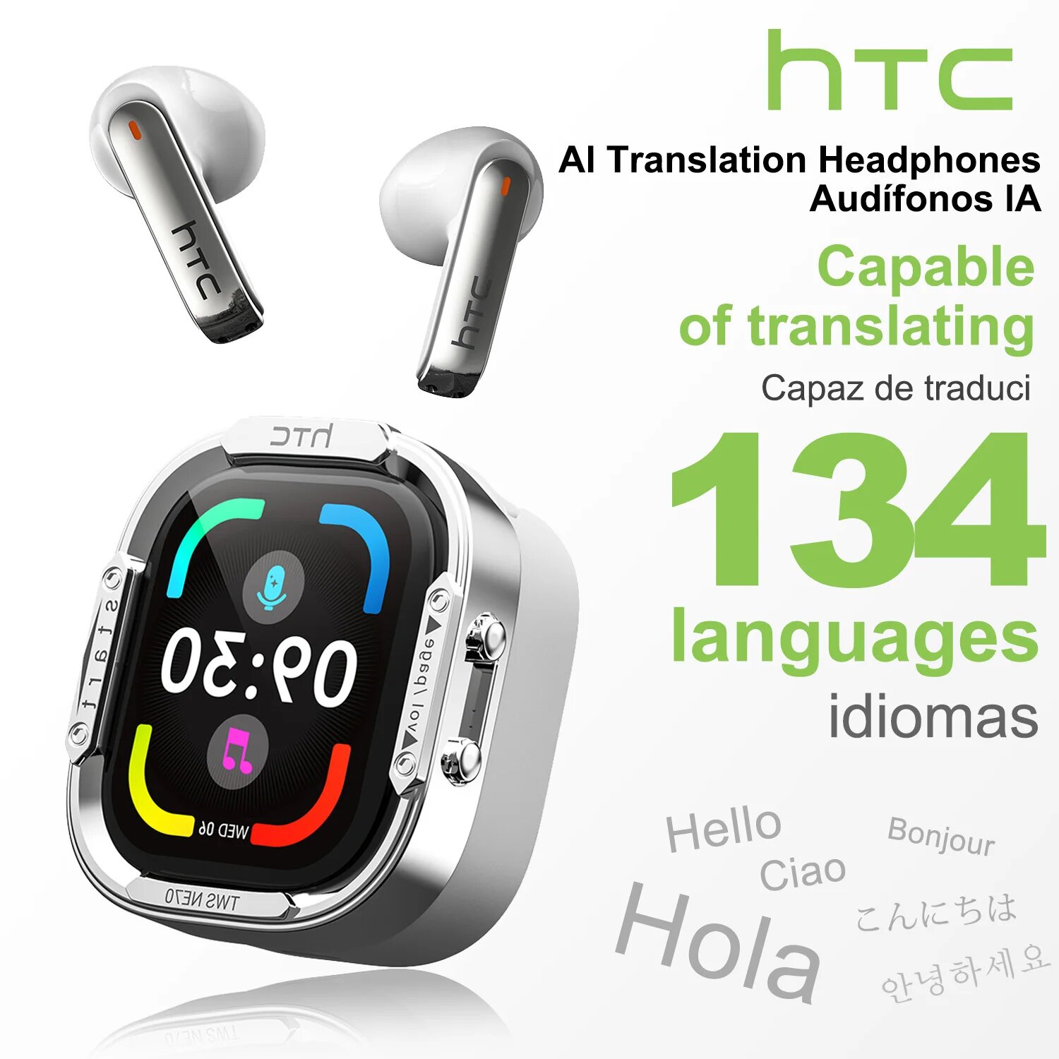 HTC NE70 Беспроводные наушники AI White