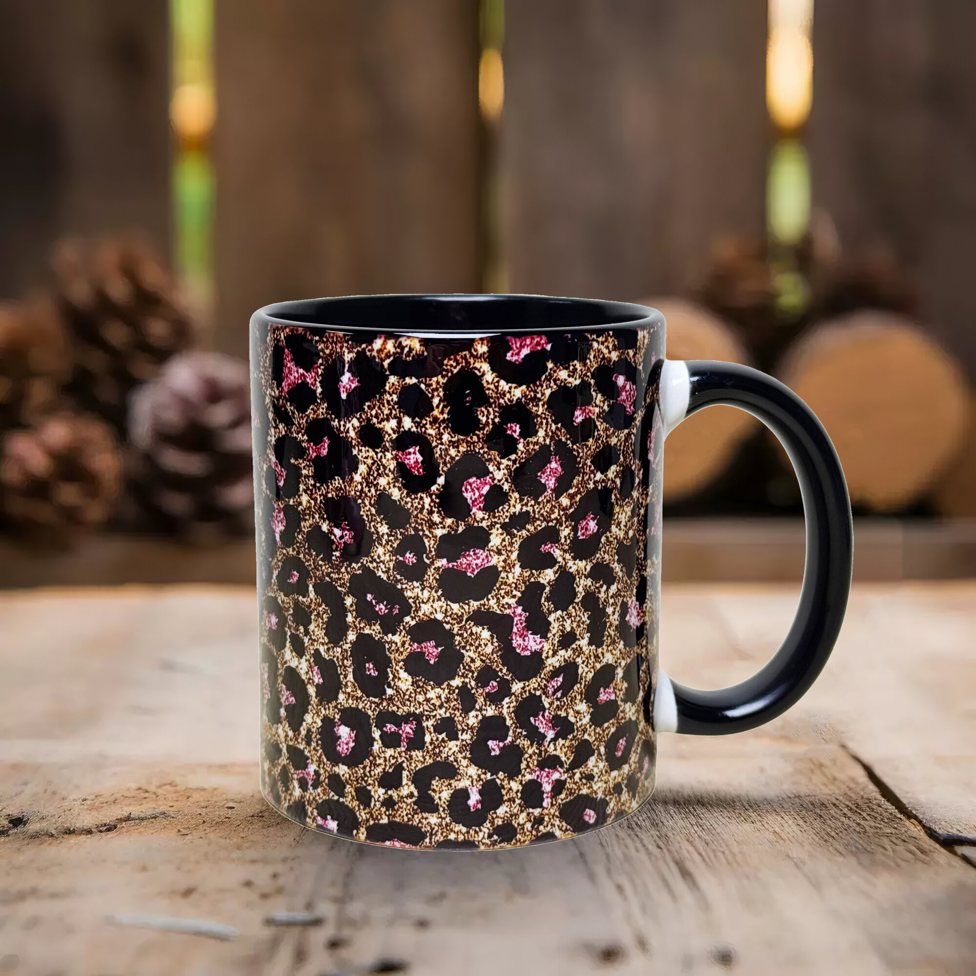 Серия леопардовых керамических кофейных чашек, сексуальный дизайн, подходящая емкость, домашние, офисные напитки, подходит для всех напитков