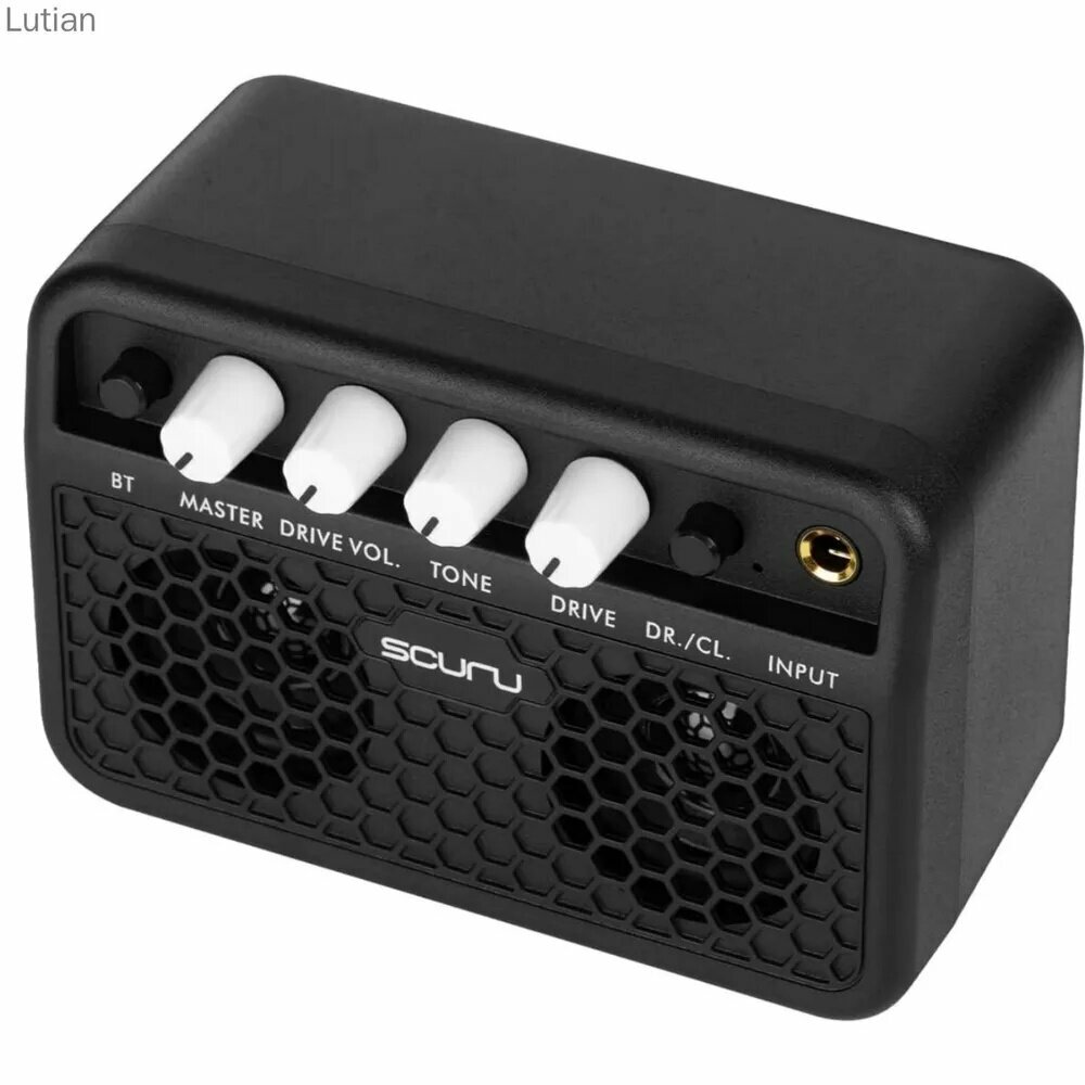 Портативный комбоусилитель для электрогитары Caline Scuru S3, на батарейках, 5Вт, Перезаряжаемый, Bluetooth