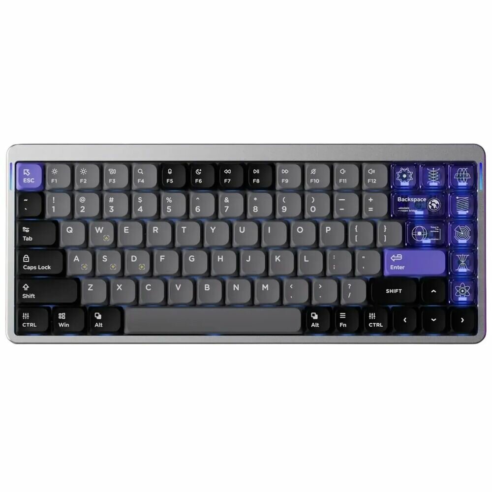 Клавиатура Nuphy Air75 HE (Low-Profile Magnetic Jade Pro Switch) RGB (русская раскладка)