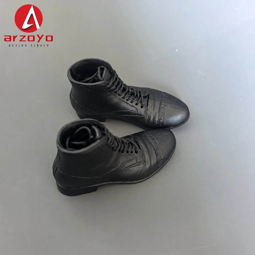 Ар. zoyo 1/6 Черные ботинки для фигурок Black A