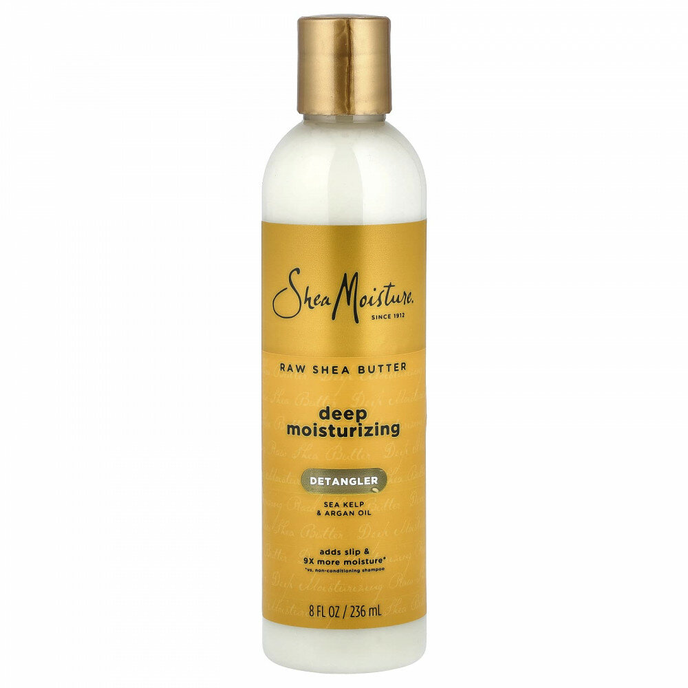 SheaMoisture, необработанное масло ши, глубокое увлажнение и распутывание волос, 236 мл (8 жидк. унций)