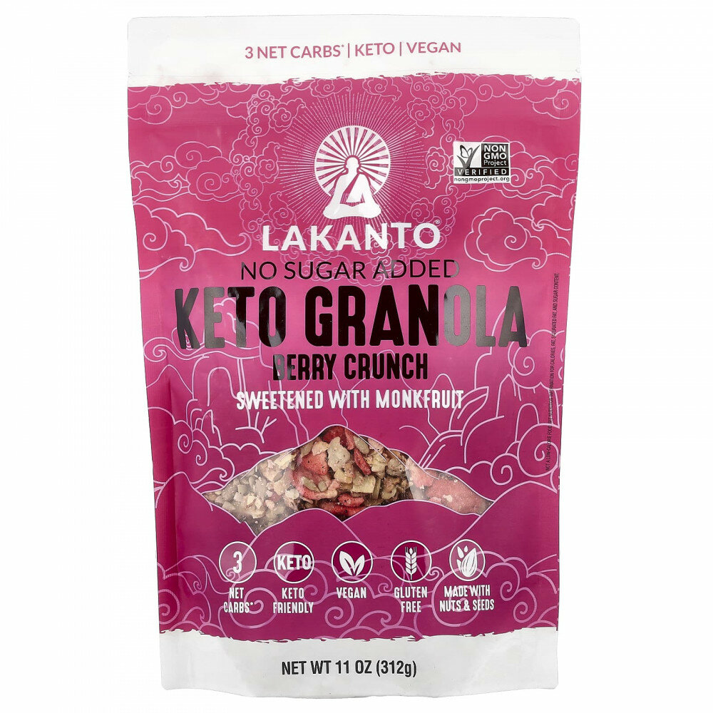 Lakanto, Keto Granola, Berry Crunch, 11 oz (312 g)