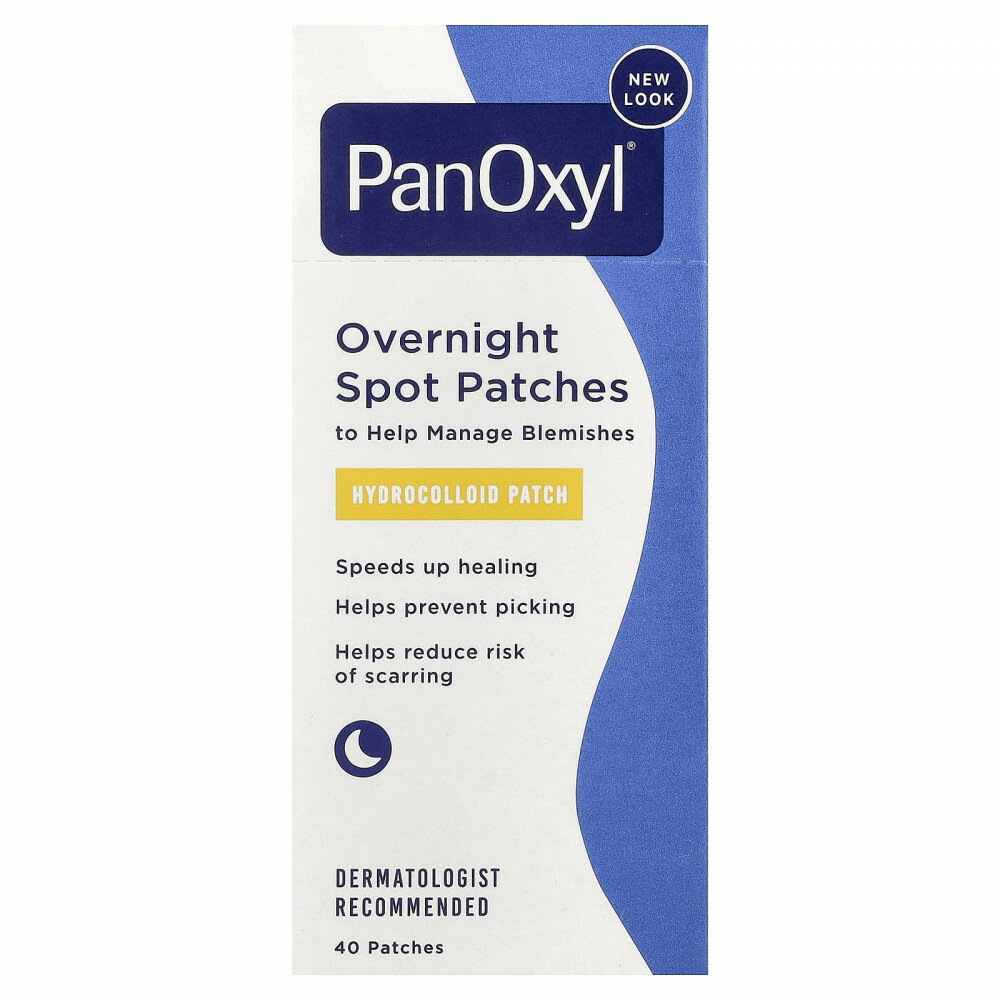 PanOxyl, ночные патчи для точечного применения, 40 патчей