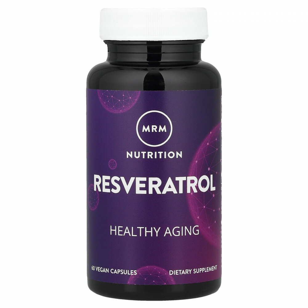 MRM Nutrition, Nutrition, ресвератрол, 60 веганских капсул