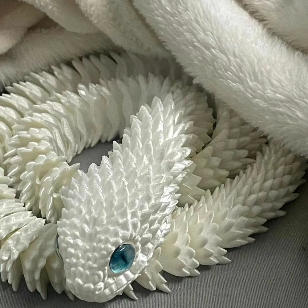 Напечатанная на 3d-принтере модель игрушки-змеи 60cm