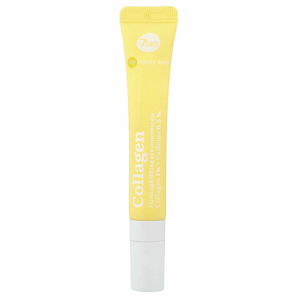 7Days Beauty, Collagen, крем для кожи вокруг глаз двойного действия для упругости и упругости кожи, 18 мл (0,6 жидк. унции)