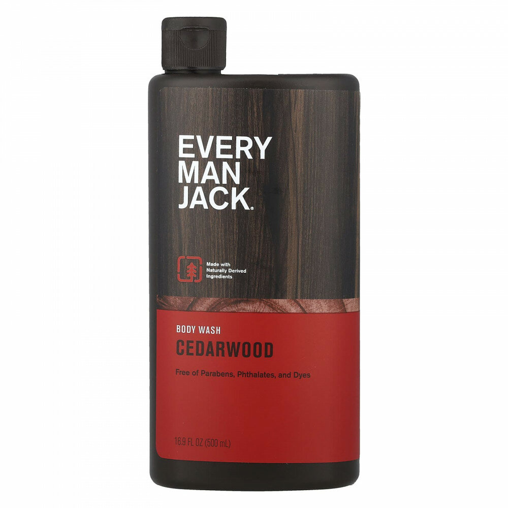 Every Man Jack, гель для душа, кедр, 500 мл (16,9 жидк. унции)