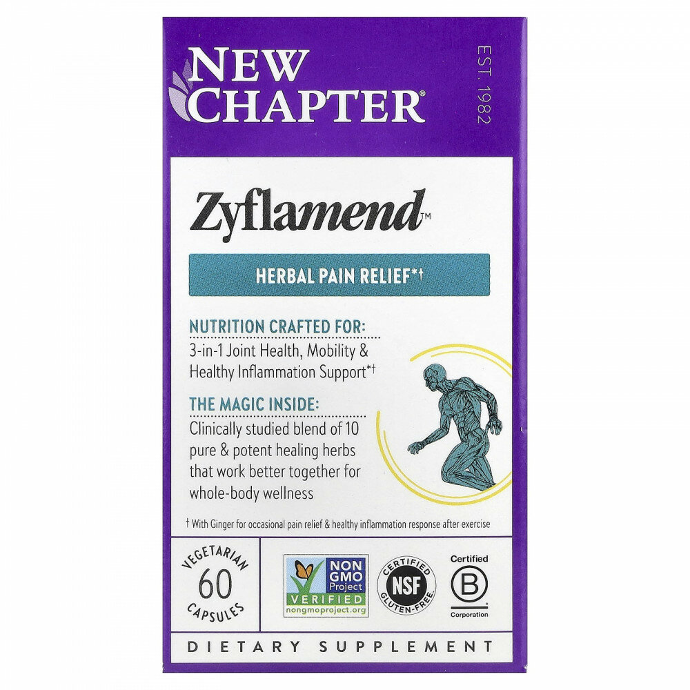 New Chapter, Zyflamend™, 60 вегетарианских капсул