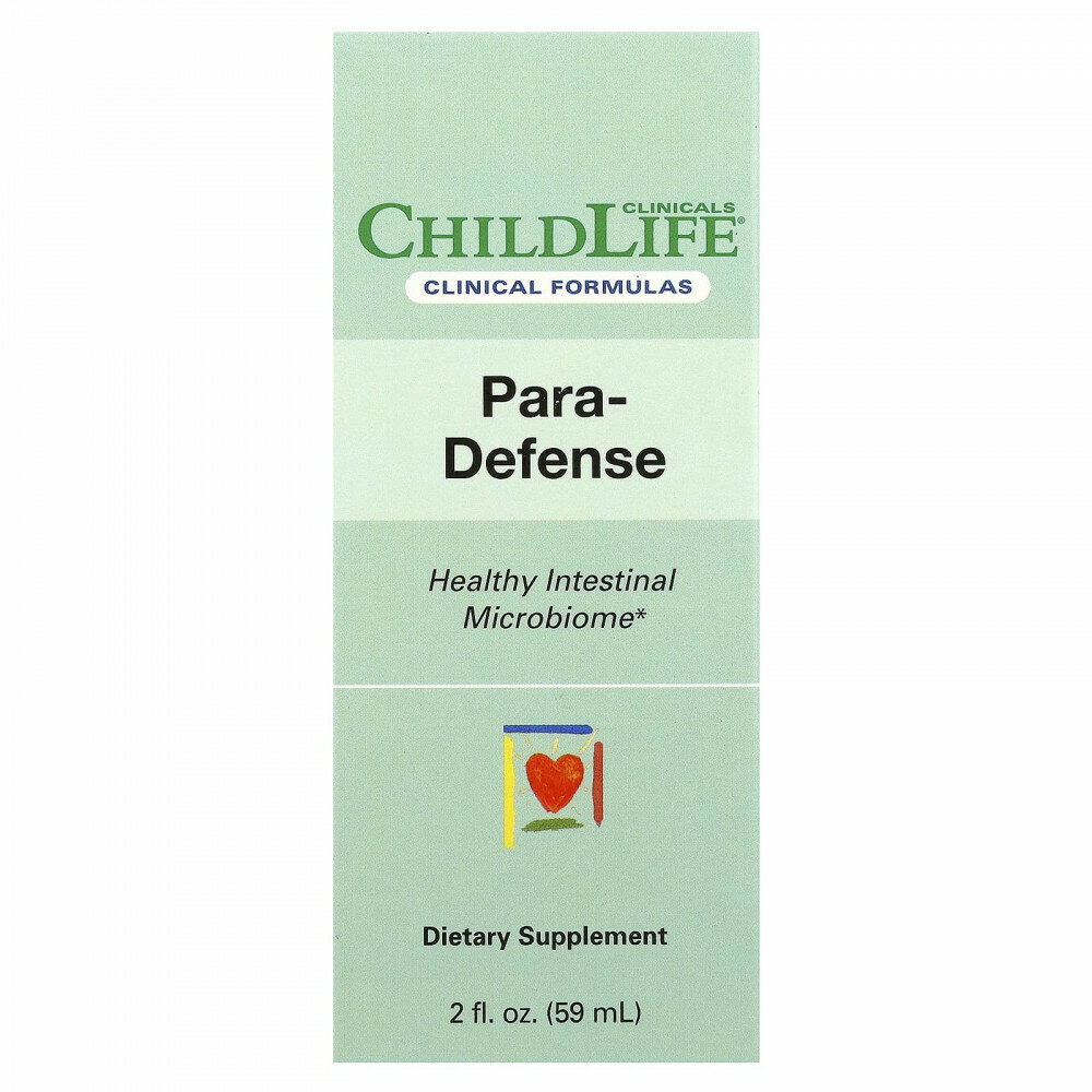Childlife Clinicals, Para-Defense, для здоровья микробиома кишечника, 59 мл (2 жидк. унции)