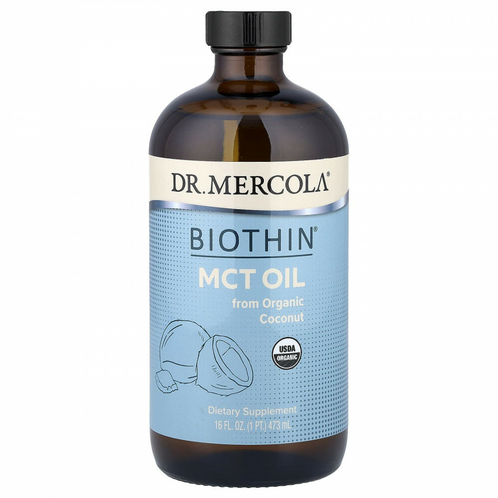 Dr. Mercola, Biothin®, масло MCT, 473 мл (16 жидк. унций)