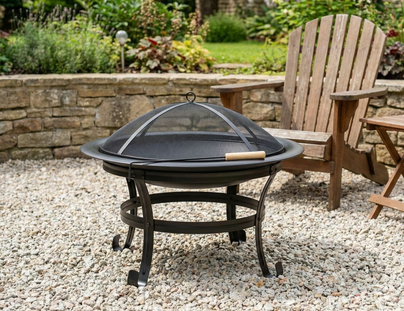 Костровая чаша ДУХ огня, металл, 75 см, Koopman International X86000120