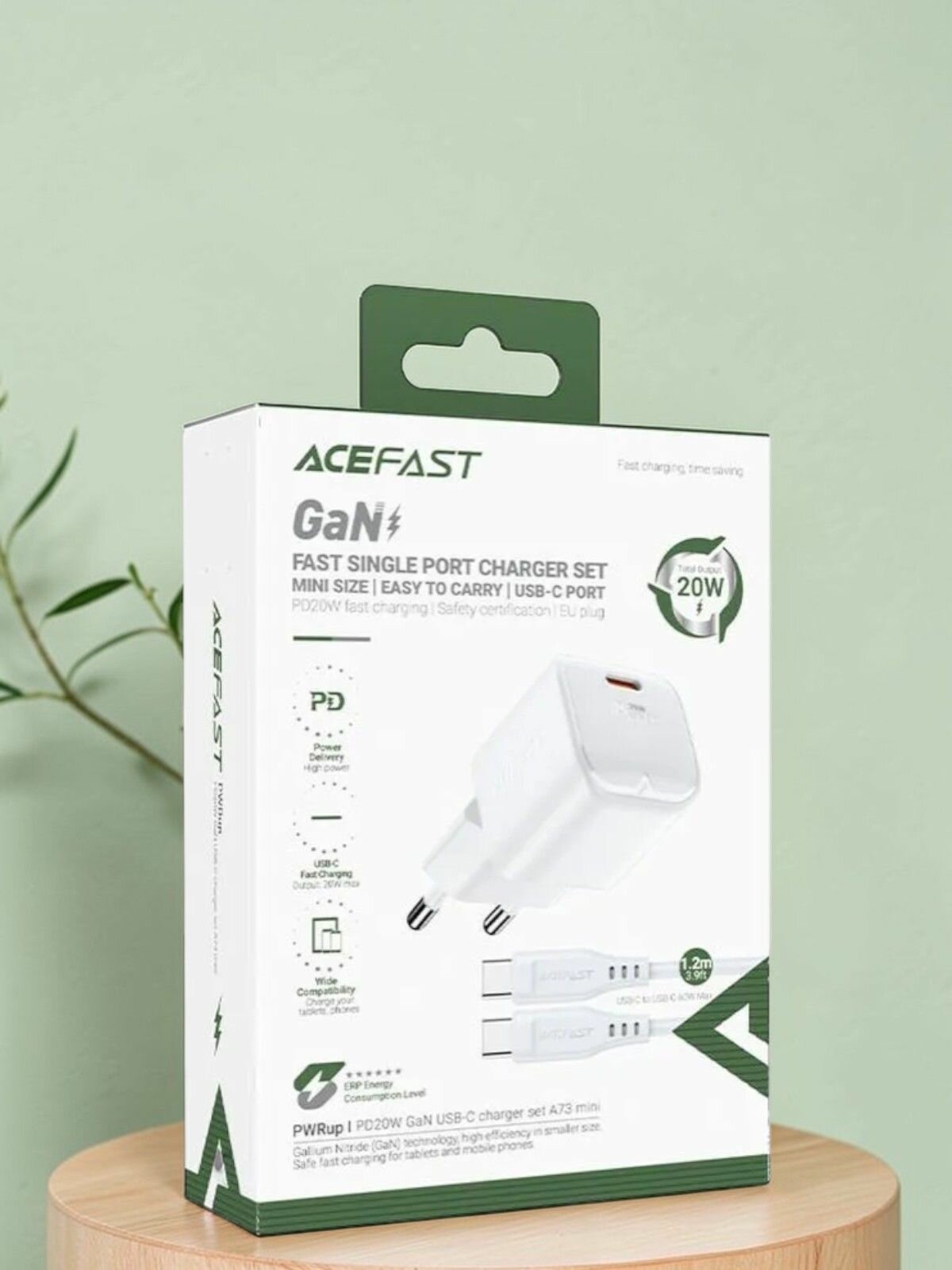 Сетевое зарядное устройство ACEFAST A73 20W Type-C