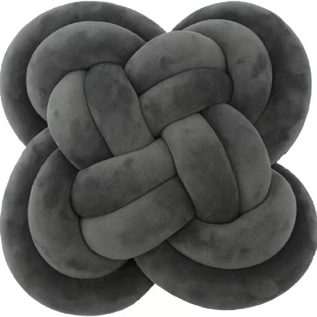 Трансграничная декоративная подушка Amazon из однотонной ткани с узлами, датская подушка с китайским узлом для дивана, кровати, эркера.