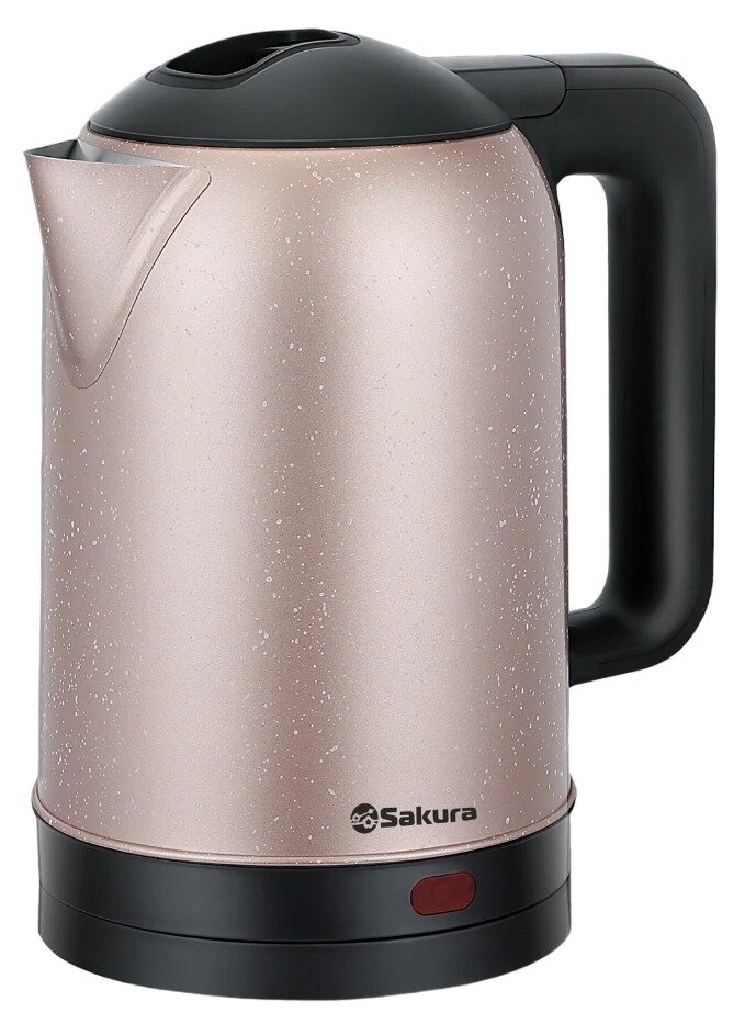 Чайник электрический Sakura SA-2121CD 2л, нержавейка, шампань/крап