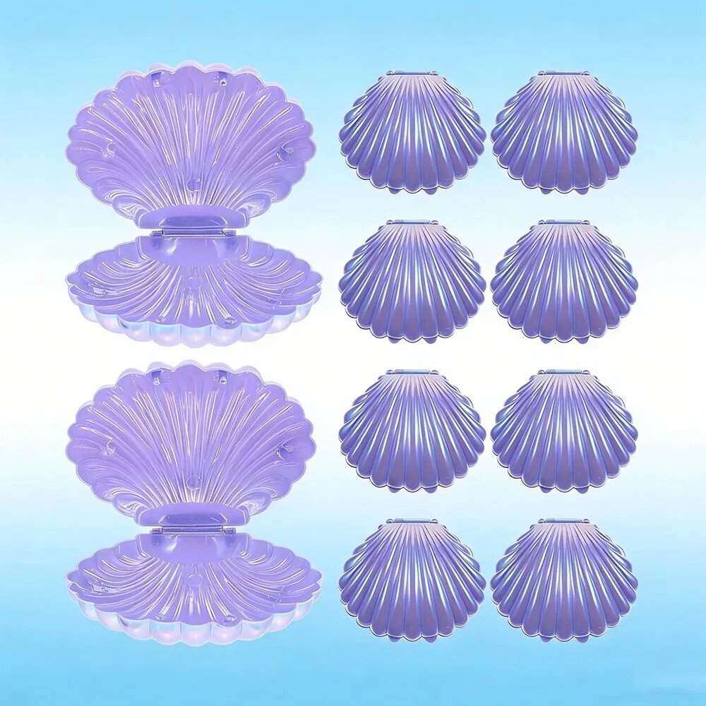 Ювелирные изделия из пластиковой подарочной коробки конфет в виде ракушки