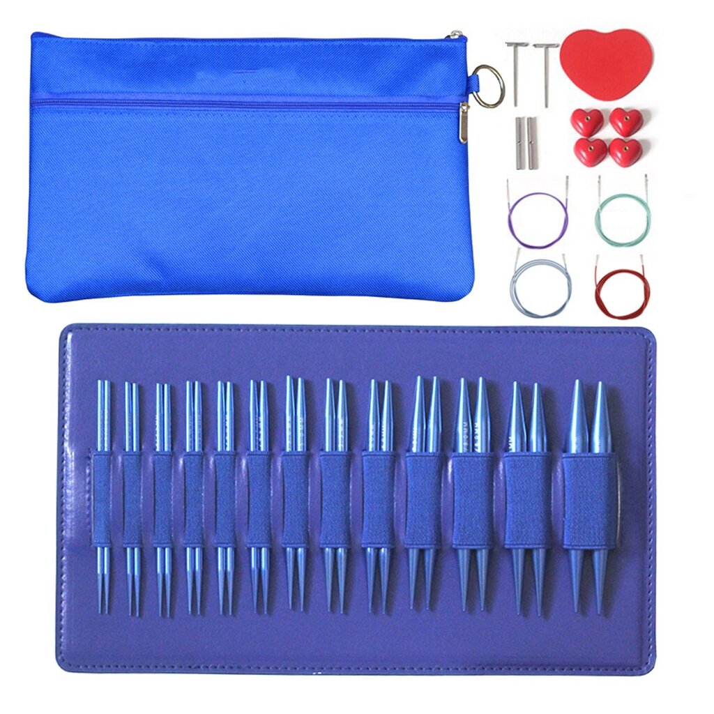 13 пар Алюминиевых Круглых Вязальных Игл Сменный Набор Игл Для Свитера